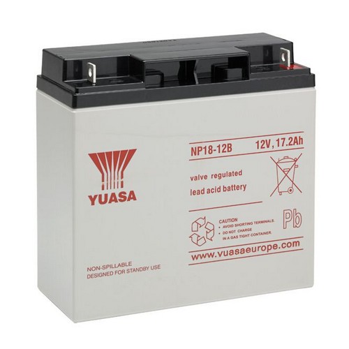 NP18-12B Yuasa 12v 17.2Ah Lead Acid Battery [NP18-12B] - £48.59 : The ...